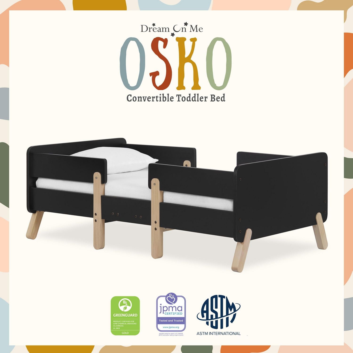 Click here for Dream On Me Osko Convertible Toddler Bed prices