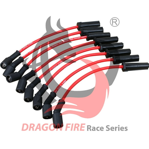 New DRAGON FIRE 8mm Performance Spark Plug Wire Set Compatible ...