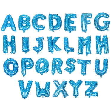 Letter Balloons - BEADS BOOZE AND I DOS 16" Inch Alphabet Letters Foil ...