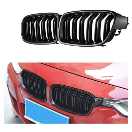 Front Grill for BMW 3 Series F30 F35 2012-2016 Matte Black Grill for ...