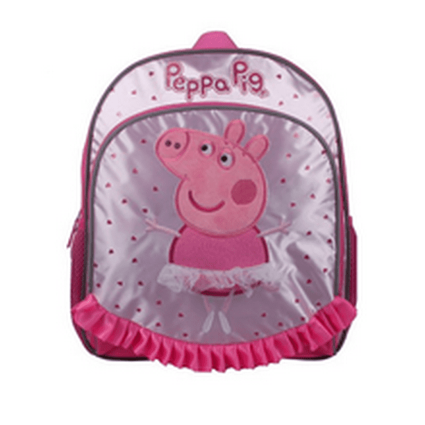 Accessory Innovations - Peppa Pig Large 14\" Cloth Backpack Book Bag ...