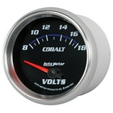 AUTO METER 7991 2-5/8IN VOLTMETER, 8-18V, 7921 COBALT - Walmart.com