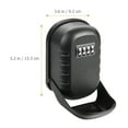LULULION Lock Box Wall Mount Security Lock Box With Key Storage ...