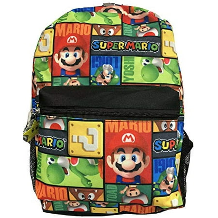 Super Mario 16\ Allover Print Character School Backpack" | Walmart Canada