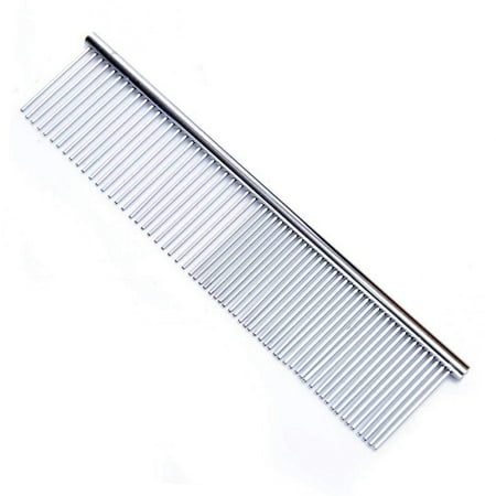 Pet Steel Comb with Rounded Ends Stainless Steel Teeth,metal Cat Dog ...