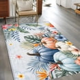 Area Rug 3x5ft Thanksgiving Autumn Pumpkins Area Rugs Washable Low Pile ...