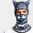 Breathable Ice Silk Funny Cycling Mask Stand Ear Face Mask for Outdoor ...