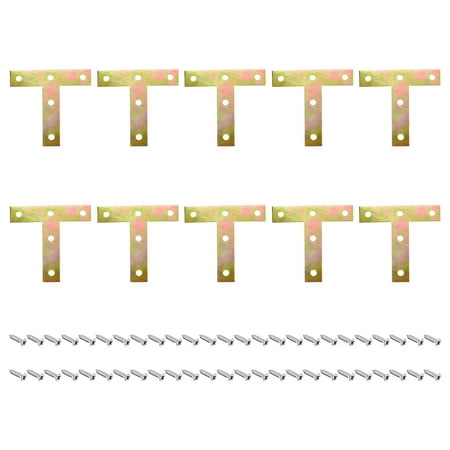 T Shape Bracket, 70x70x1mm Cold Rolled Steel Mending Plates for Joint ...
