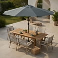 13 ft Double-Sided Outdoor Patio Umbrella with Crank Lift,Fade ...