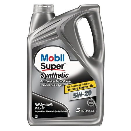 Mobil Super Synthetic 5W-20 5 Qt - Walmart.com