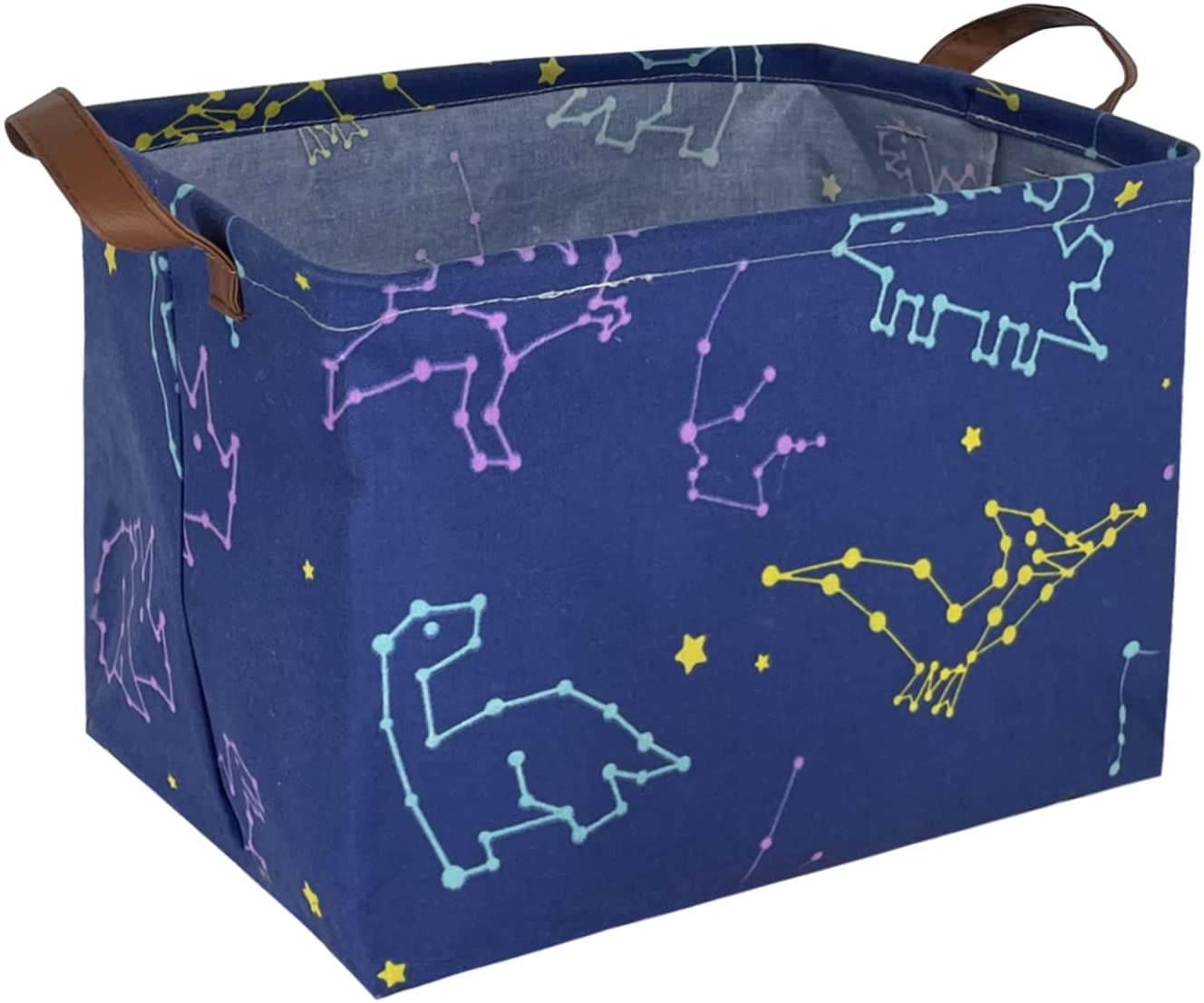 Rectangular Dinosaur Storage Bins Nursery Hamper Collapsible Storage ...