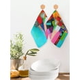 Colorful Oil Painted Kitchen Dish Towels for Drying Dishes Set of 2 ...
