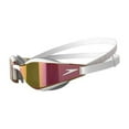 Speedo Fastskin Hyper Elite Mirrored Swimming Goggles, White/Grey Rose ...