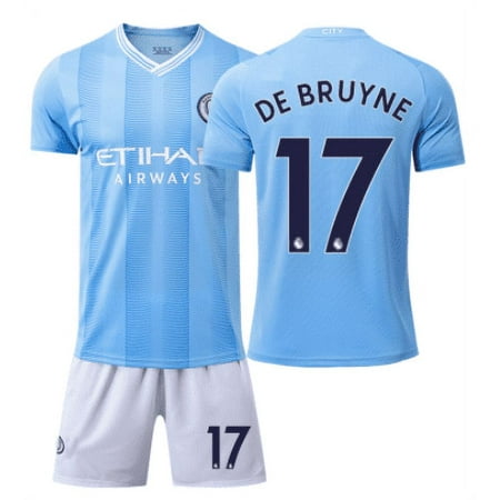 Children's Manchester Home No.10 GREALISH No.17 DE BRUYNE No.47 FODEN ...