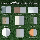 COLORSHOT Premium Spray Paint Metallic Silver Lining (Silver), 10 oz, 6 ...