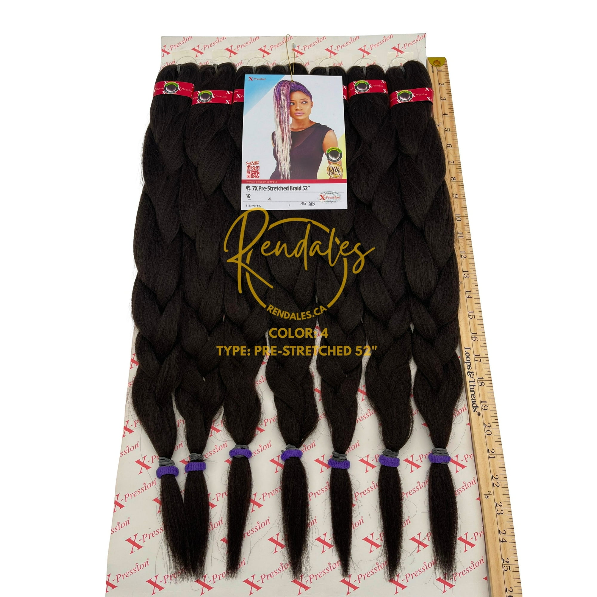 Click here for X-Pression 52 7x Pre-Stretched Braids  Braiding Ha... prices