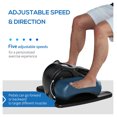 Soozier Powered Foot Pedal Exerciser, Seated Under Desk Bike Elliptical ...