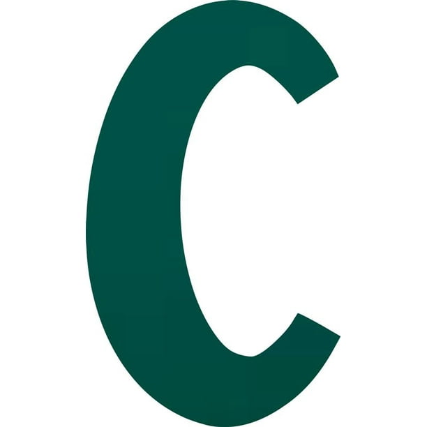 Acrylic Letter C Blank Craft, 8'' Tall Frosted Teal Custom Wedding Reception Signage, DIY ...