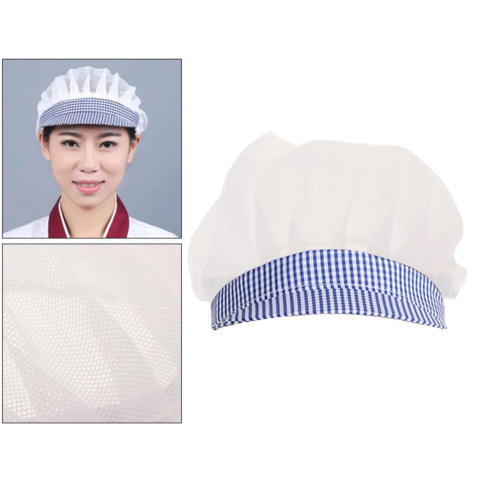 Chef Hats Hygiene Catering Hair Net Peaked Hat Work with Brim for Chefs ...