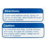 Equate Tear Free Detangler Spray 10 fl oz, Gentle No Tears Hair Tangle ...