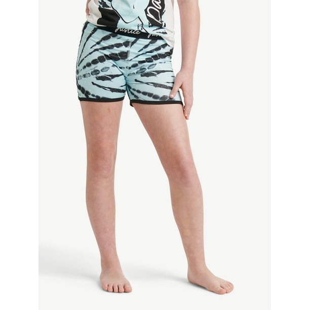 Justice Girls Pull-On Foil Print Dance and Gymnastics Shorts Sizes XS ...