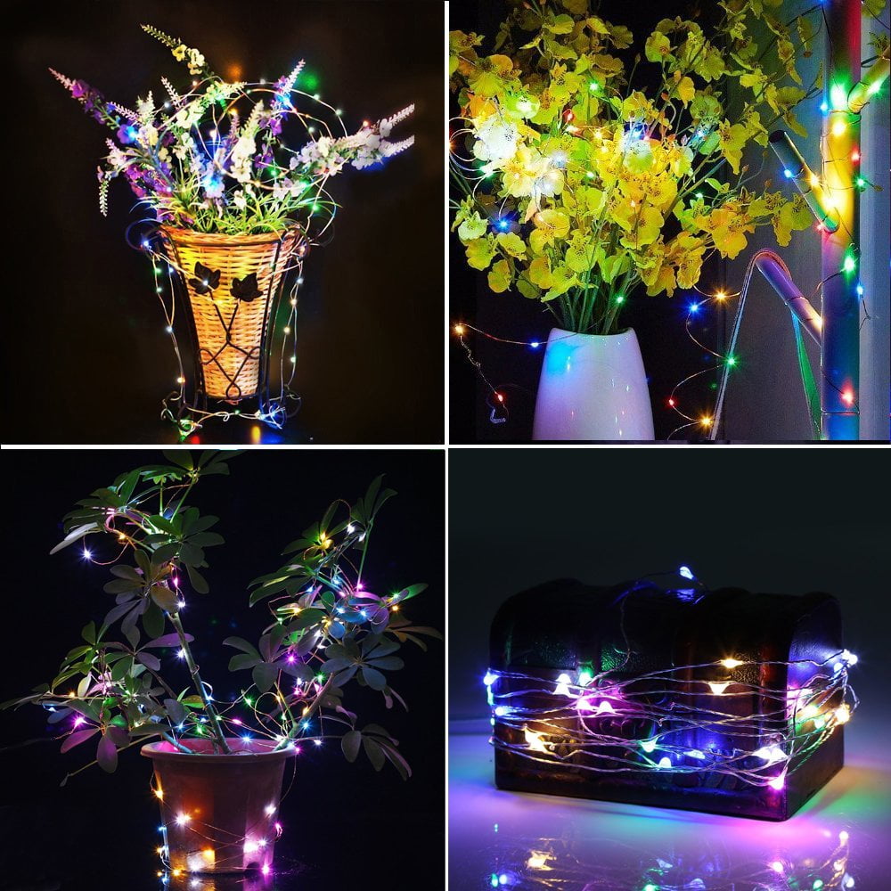 Buy Fairy String Lights, 66ft 200 LED Color Changing Fairy Lights with ...