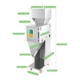 Particle Filling Machine, 0-1000g Automatic Weighing Filler, ±0.1g High ...
