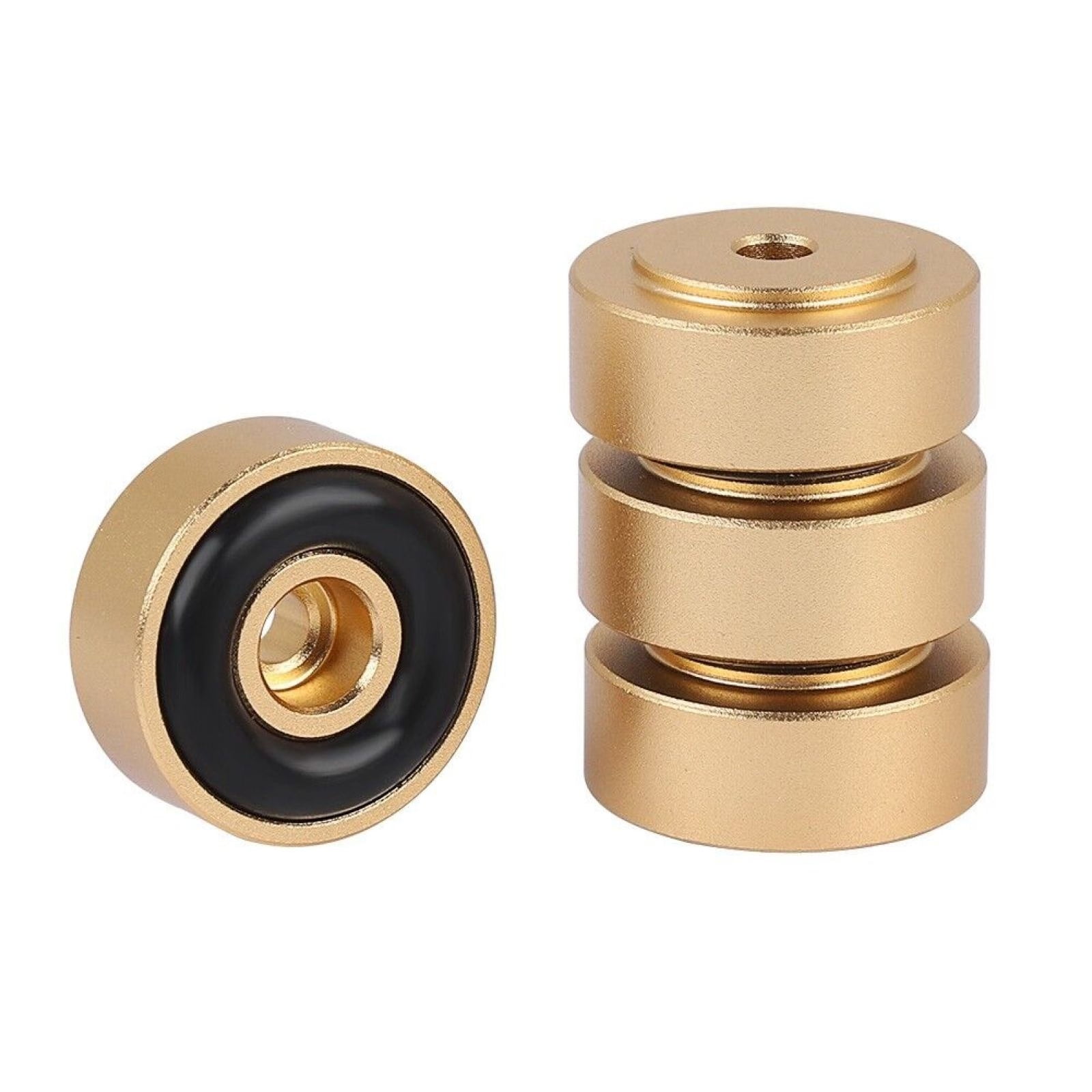 4* Alloy Speaker Audio Isolation Feet Speaker Spike Pads with Non-Slip ...