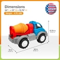 American Plastic Toys Gigantic Cement Mixer with Rotating Drum and ...