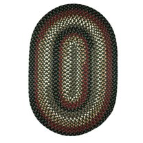 Homespice - Pumpkin Pie Multicolor Braided Rug Country Style, a ...