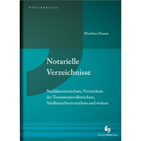 Notarielle Verzeichnisse in der Praxis [German] | Walmart Canada