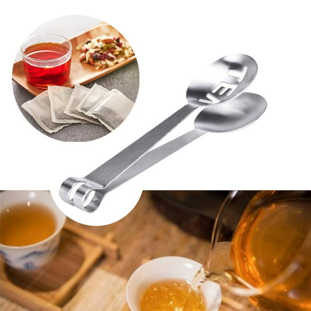 Stainless Steel Tea Bag Squeezer Kitchen Tool Bag Squeezer Teabag Tong ...