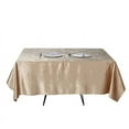 BalsaCircle 72" x 72" Champagne Square Premium Velvet Table Overlay ...