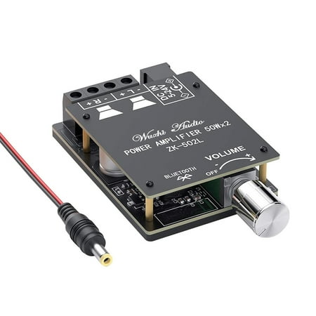 Power Amplifier Board Digital 50Wx2 Audio Amp Control Volume Module ...