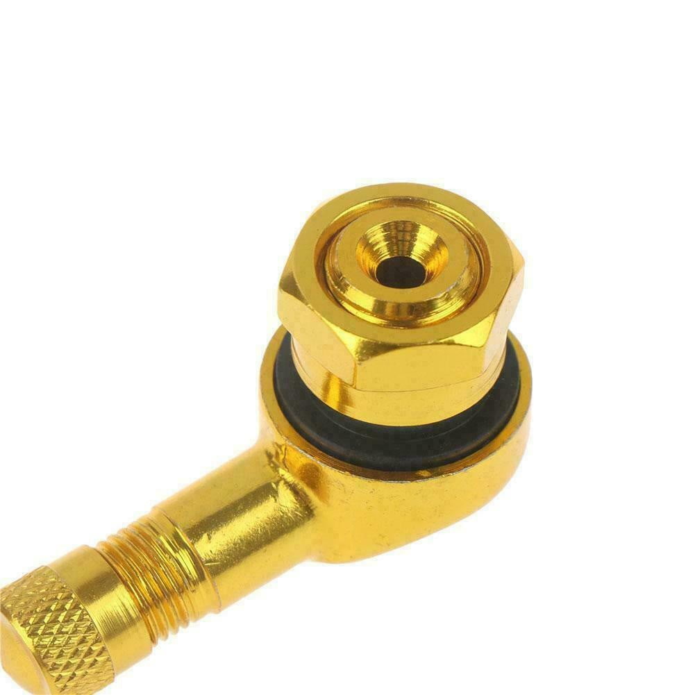 Buy 2 x CNC Motorcycle 90 Degree Angle Wheel Tire Stem Tubeless Valve ...
