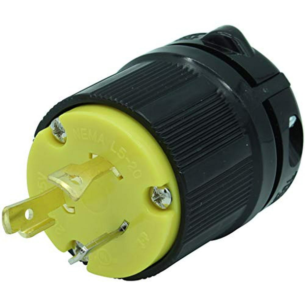 Journeyman-Pro 2311 20 Amp, 125 Volt, NEMA L5-20P, 2P, 3W, Locking Male ...