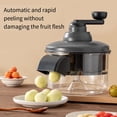 Ergonomic Manual Rotation Kitchen Tool with Steel Blade Grapes Garlic ...