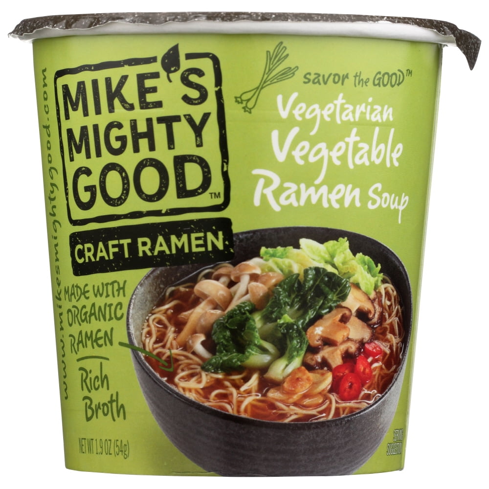 Mike'S Mighty Good Vegetarian Vegetable Ramen Soup, 1.9 Oz - Walmart ...
