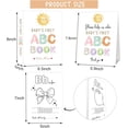 Baby's First ABC Book Baby Shower Activity, Boho Sun Baby Shower Guest ...