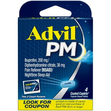 Advil Film-Coated (100 Count) Pain Reliever / Fever Reducer Tablet ...