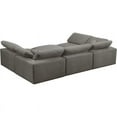 Maklaine Contemporary Gray Velvet Down Filled Modular Sectional Sofa - Walmart.com