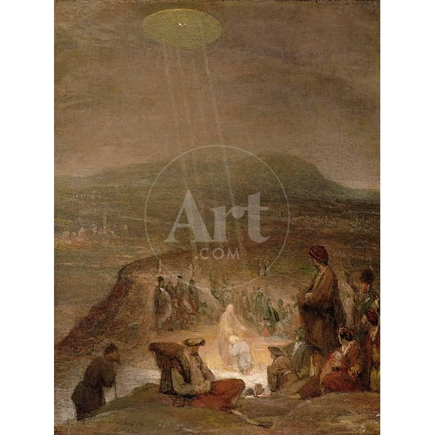 Baptism of Christ, C1710, Animals Religion Unframed Giclee Print Wall ...