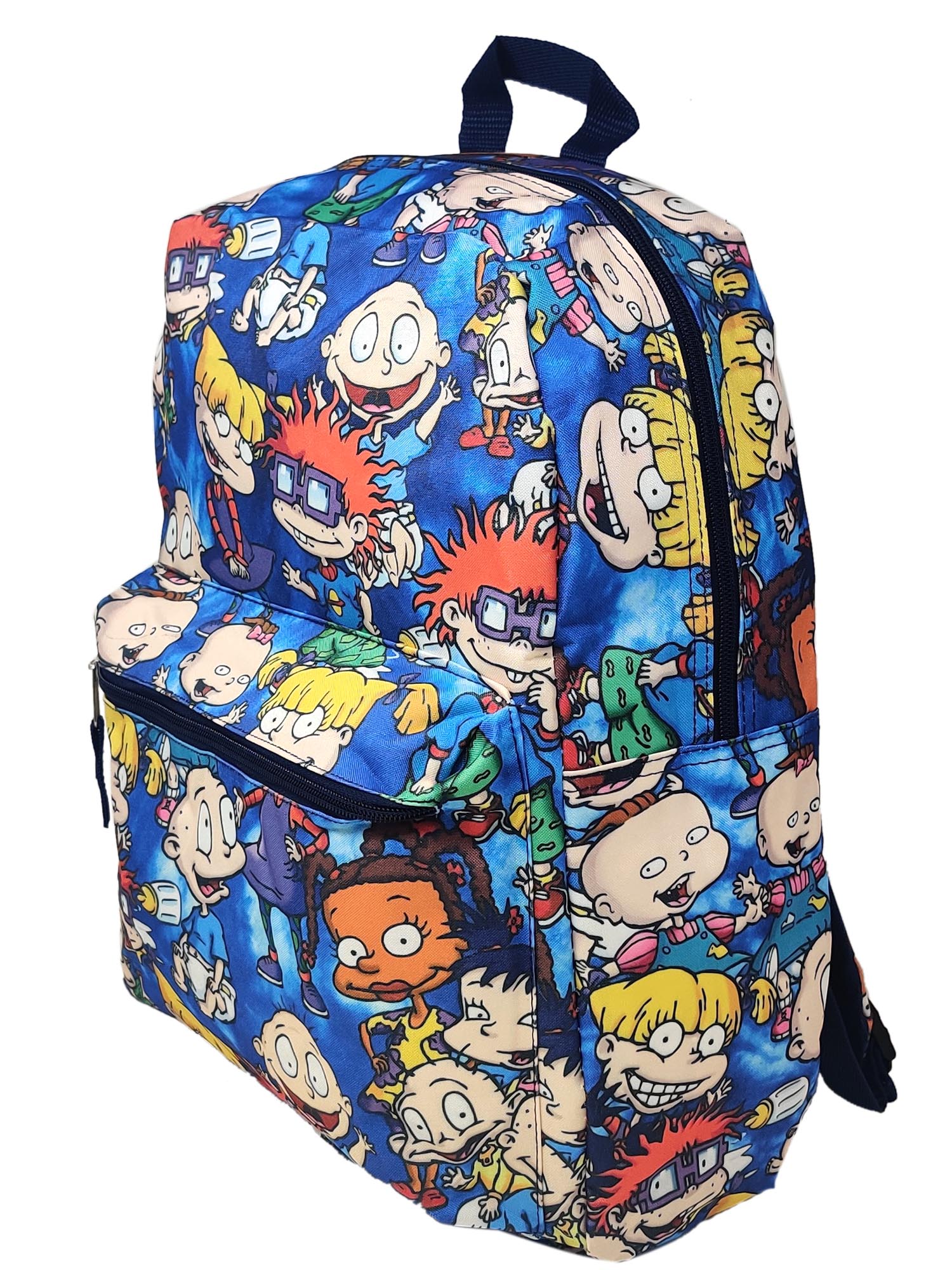 Nickelodeon Rugrats Backpack 16′ All-Over Print Tommy Angelica w/ Front ...