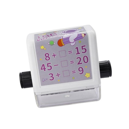 Compact Addition and Subtraction Math Stamp Roller 1-100 School ...