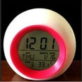 Bedtime Routine Bedroom Clock Colorful Night Light Battery Operated ...