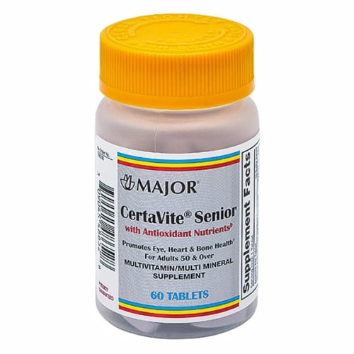 Suplemento Certa-Vite Senior 60 Comprimidos Major Pharmaceuticals ...