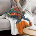 Black Woman Blanket Soft Cozy Warm Throw Blanket for Couch, Plush Fuzzy ...