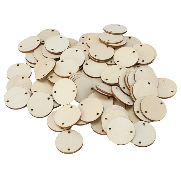 Wood Chips, Round Wood Chips Wooden Pendant Multiple Uses DIY Wood ...