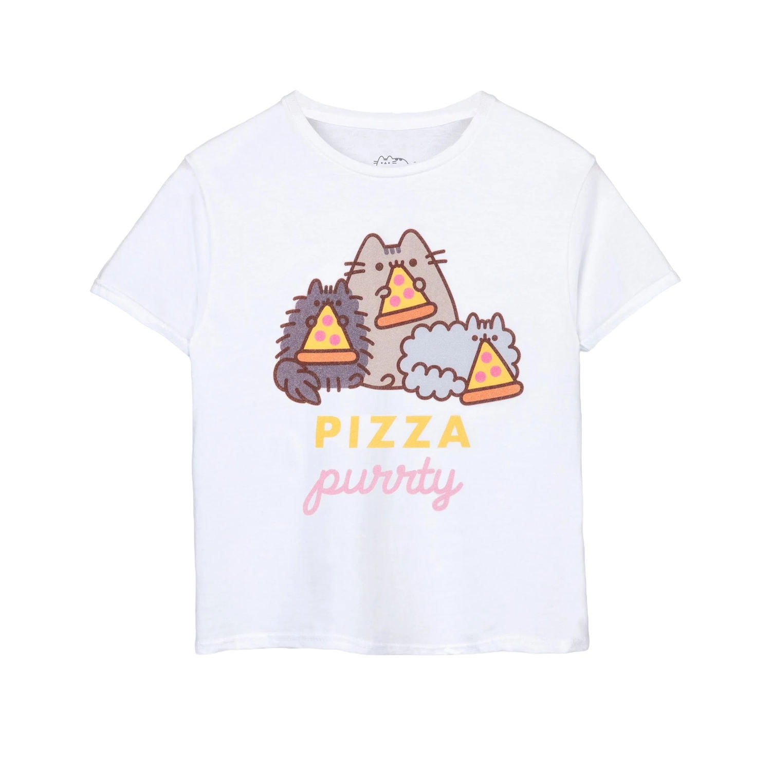 Click here for Pusheen Girls Pizza Purrty Short-Sleeved T-Shirt 9... prices