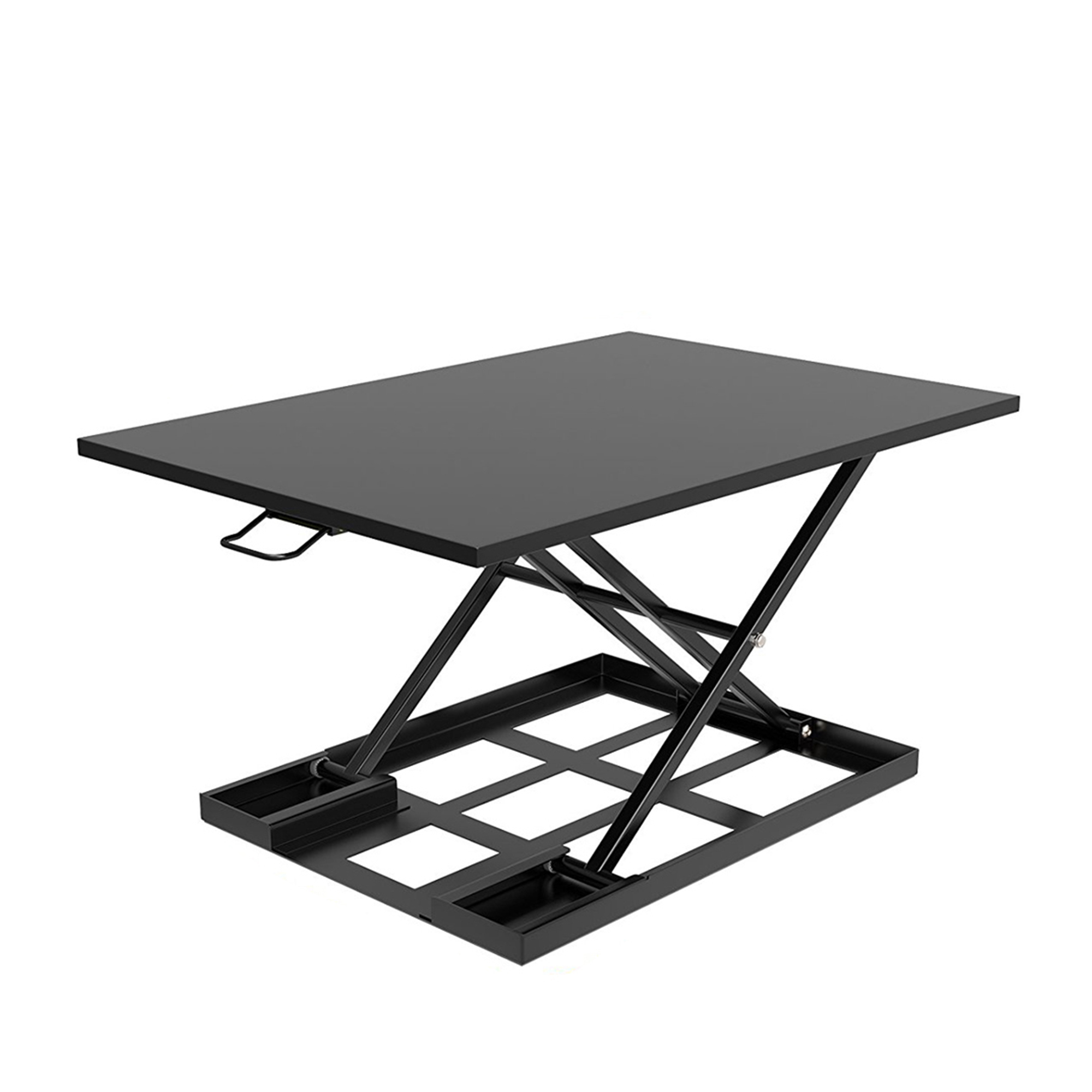 FCD Height Adjustable Sit Stand Desk Riser For Home Office Table Top 32 FCD Height Adjustable Sit Stand Desk Riser For Home Office Table Top 32